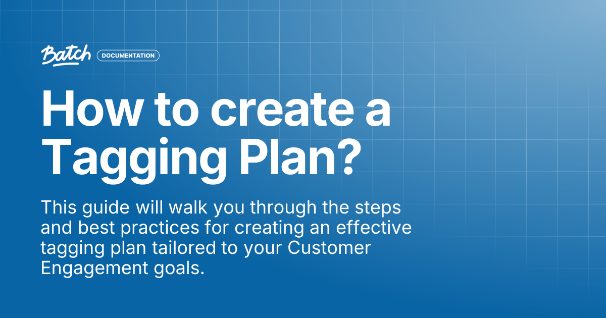 How to create a Tagging Plan? | API & SDK Documentation | Batch ...
