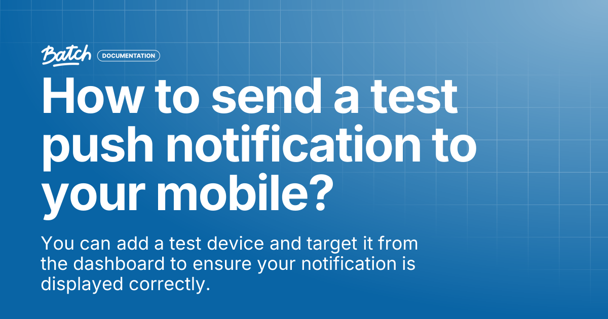 How to send a test push notification to your mobile? | Guides & Best ...