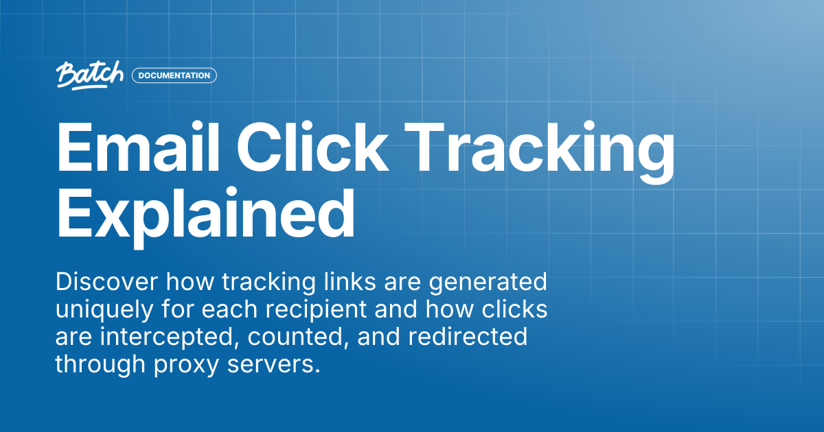 Email Click Tracking Explained | Guides & Best practices | Batch ...